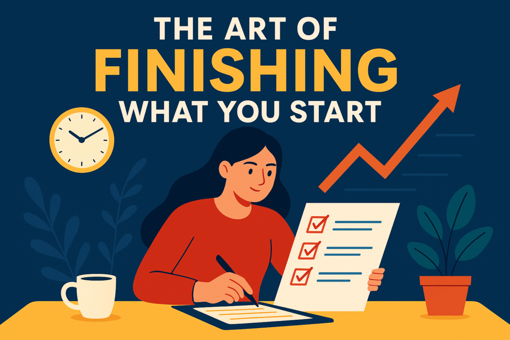 The Art of Finishing What You Start: Routines That Boost Focus